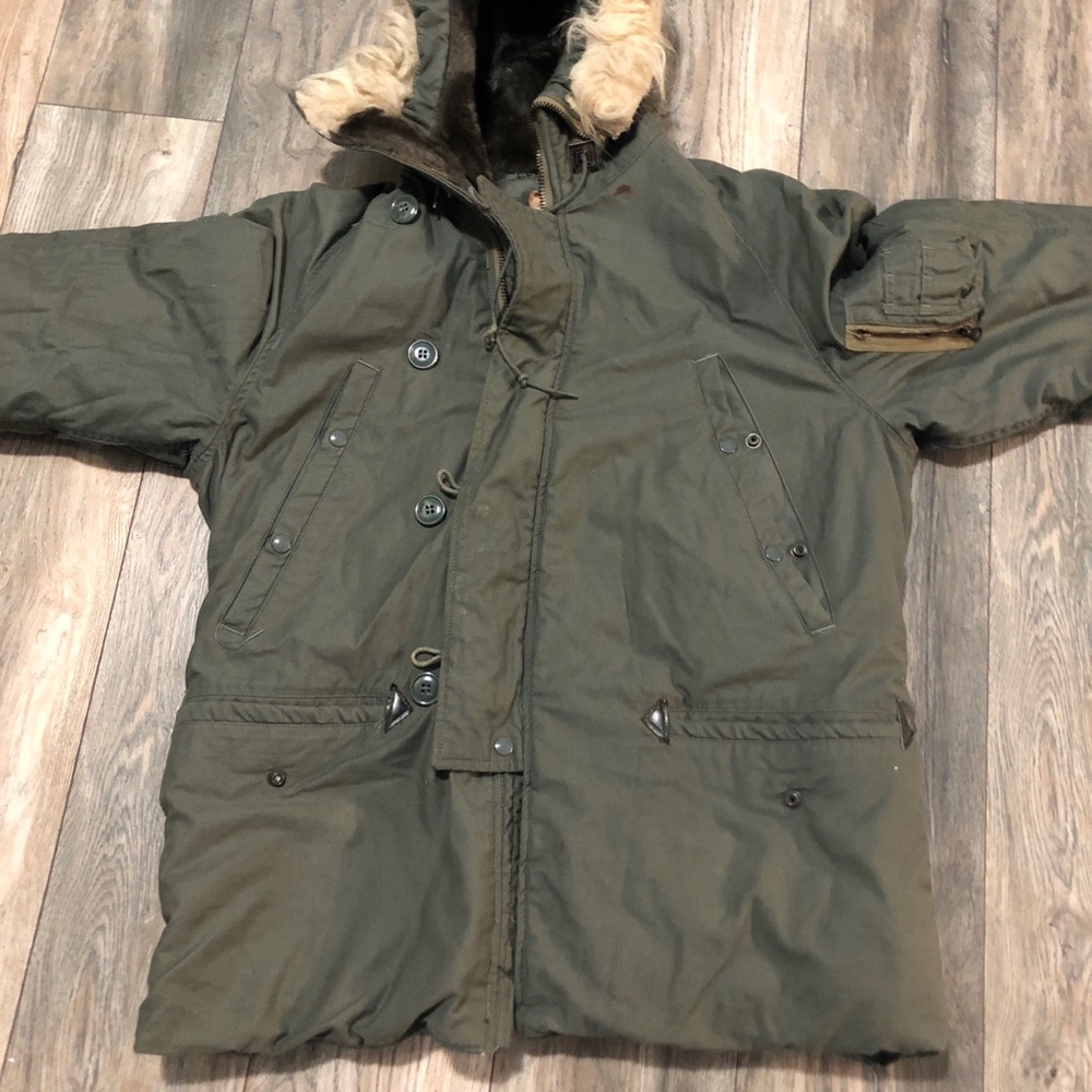 Vintage Army/Air Force Extreme Cold Weather Parka Fur… - Gem